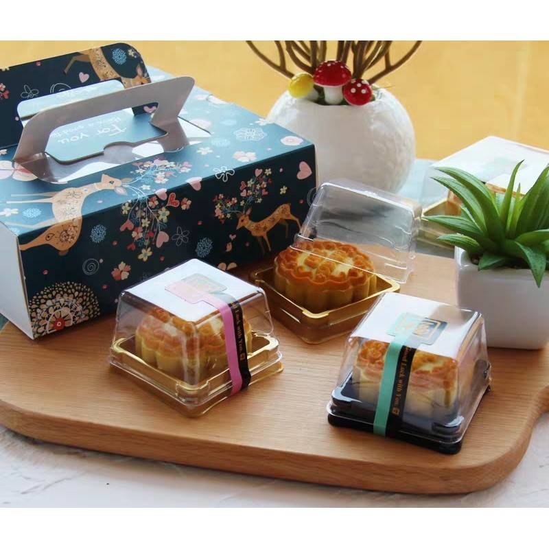 Dessert Mooncake Packaging Box (50sets/pkt) 50g 80g 100g Moon Cake ...